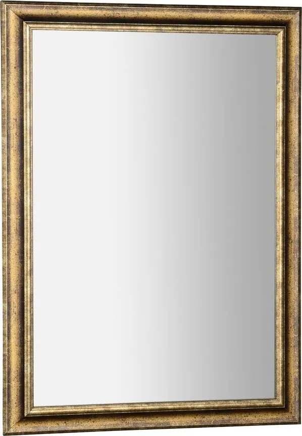SAPHO ROMINA zrcadlo v dřevěném rámu 580x780mm, bronzová patina NL392