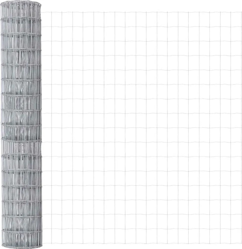 Venkovní euro plot s hroty 10 x 1,6 m Pozinkovaná ocel Stříbrná 3350793