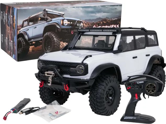 Terénní auto R/C WILDERNESS 1:10 k ovládání bílé