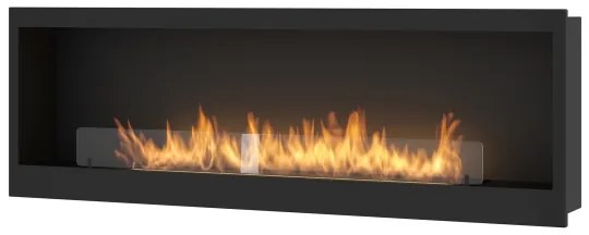 InFire - Vestavěný BIO krb 150x50 cm 4,2kW černá