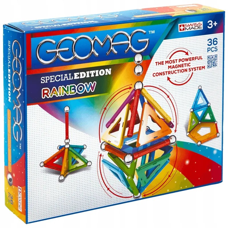 Magnetická stavebnice Geomag Rainbow 36ks