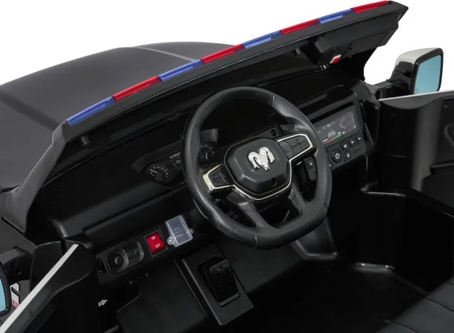 Elektrické autíčko RAM 3500 policejní černé