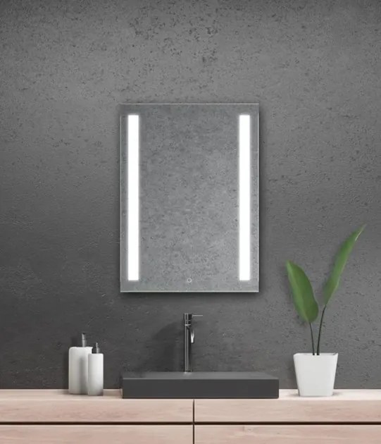 Zrcadlo na zeď chodbu do pokoje ložnice koupelny předsíně LUMINA SENZOR MAGNETIC 80 x 60 cm 412-115
