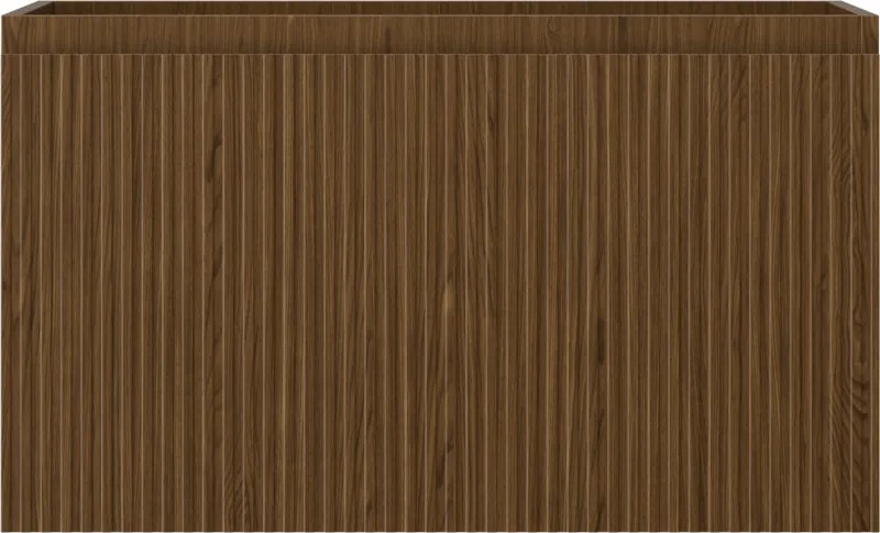 Mexen Rivel, koupelnová skříňka 80 cm, 1 zásuvka, drážkovaná, ořech, 91A20-08047-1-BF86
