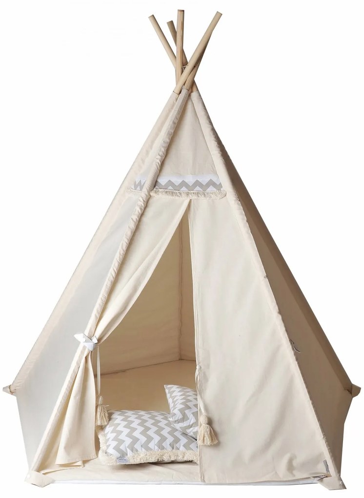 Vigvam design Indiánské Nature Teepee - PĚTIÚHELNÍKOVÉ BEZ DOPLŇKŮ