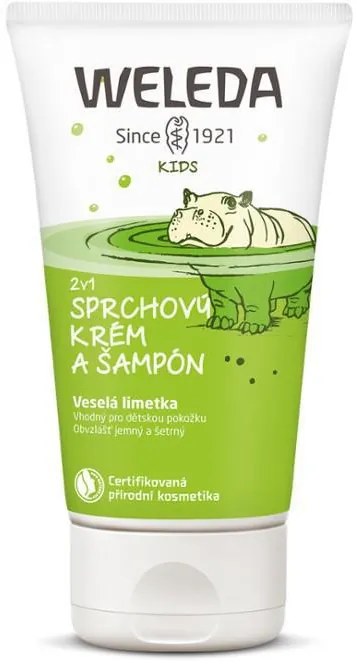 Weleda 2v1 Sprchový krém a šampon Veselá limetka 150 ml