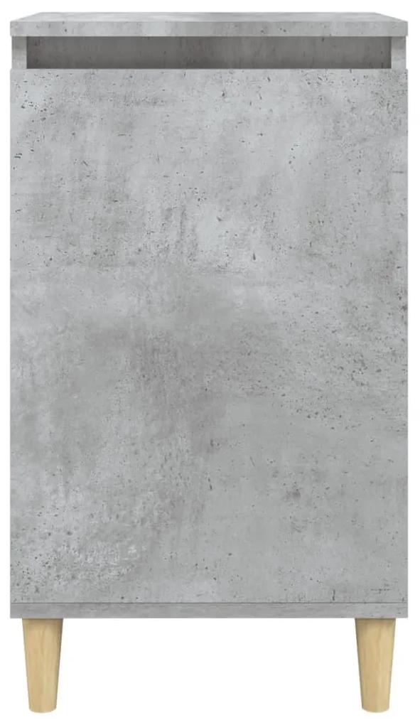 Noční stolky 2 ks betonově šedé 40x35x70 cm kompozitní dřevo