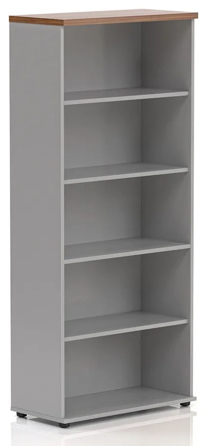 Vysoká skříň Visio LUX 80 x 38,5 x 183,5 cm, ořech