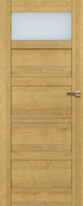 Interiérové dveře vasco doors BRAGA model 2 Průchozí rozměr: 70 x 197 cm, Orientace dveří: Pravé dveře, Dekor: Dub Viking