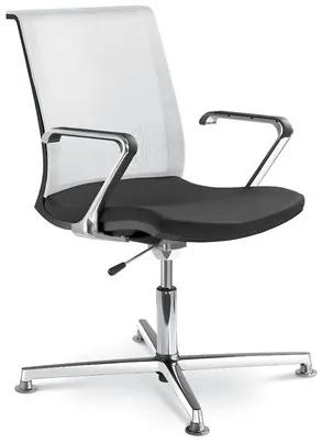 LD seating Kancelářská židle LYRA NET 203-F34-N6 BR-785-N6 - hliníkové područky pevné LÁTKY 2 / VALENCIA, XTREME, ASPECT, STYLE, CURA 2021 SÍŤOVINY RHYTHM