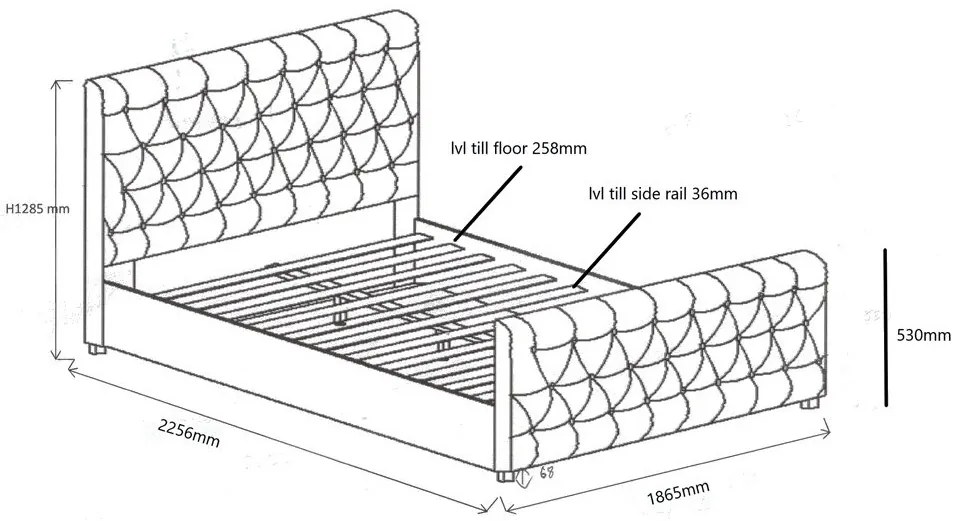 CASARREDO Postel MEGA 180x200 cm