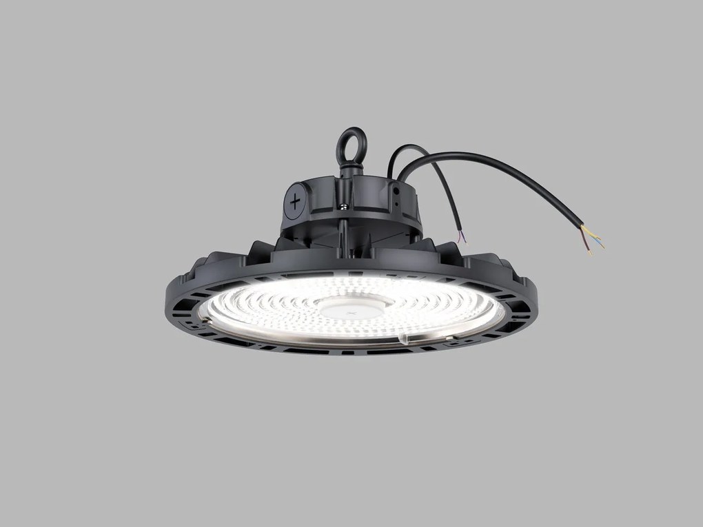 LED2 3450753DA AKCE - LED2 Závěsné svítidlo HBAY PRO 0-10V 100-200W 3000K/4000K/5000K IK08 IP65 černá - LED2 Lighting