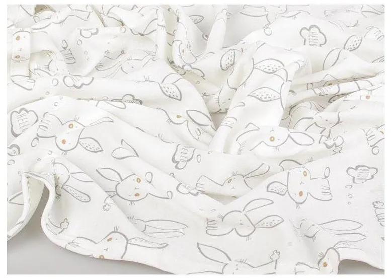 Kaarsgaren Lehká letní deka 150 x 200 cm Zajíčci