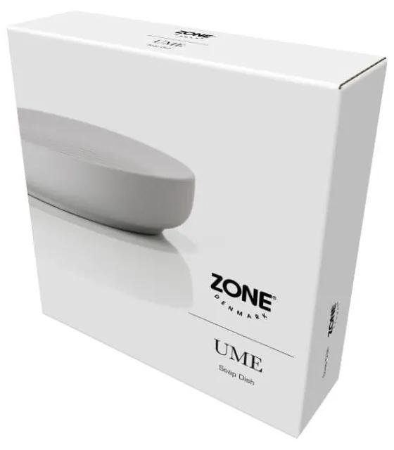 Světle šedá koupelnová miska na mýdlo z kameniny Zone Soft Grey