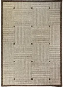 Oriental Weavers, Kusový koberec SISALO/DAWN 633/J84D – na ven i na doma, 66x120, béžová, hnědá, chodba / předsíň