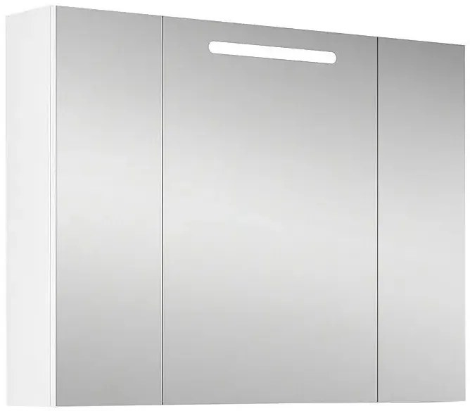 Riva Zrcadlová skříňka s LED osvětlením Idea, 85,5 × 65 × 16 cm, bílá
