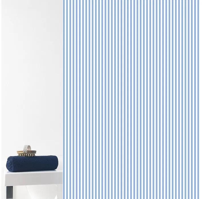 GRUND Sprchový závěs VERTICAL Bílá modrá 180x200 cm