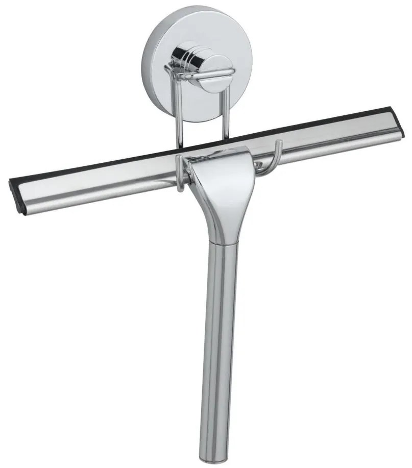 WENKO 20877100-Stěrka VACUUM-LOC RUND STAH 24,5x25 cm nerez/lesk. chrom/stříbrná 20877100