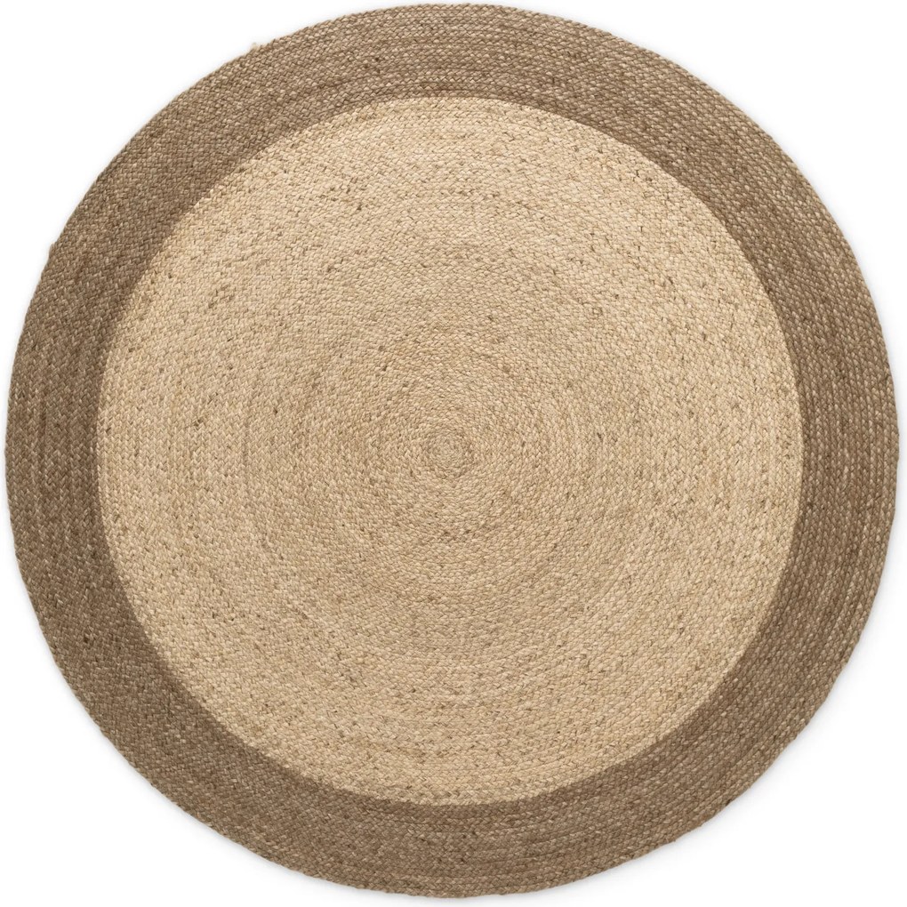 Hanse Home, Kusový koberec Looma 106224 Natur Ivory/Grey/Beige kruh, 100x100 (průměr) kruh, béžová, chodba / předsíň