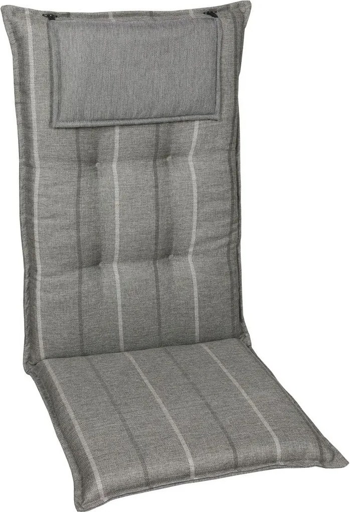 Go-De Textil Go-De Zahradní poduška, oboustranná. (vysoká opěrka, 2 kusy, šedá)