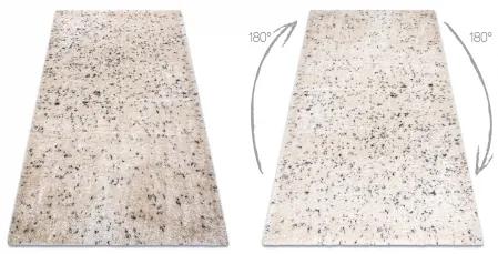 koberec FLUFFY 2372 shaggy sůl a pepř krém / antracit velikost 140x190 cm | krásné koberce cz