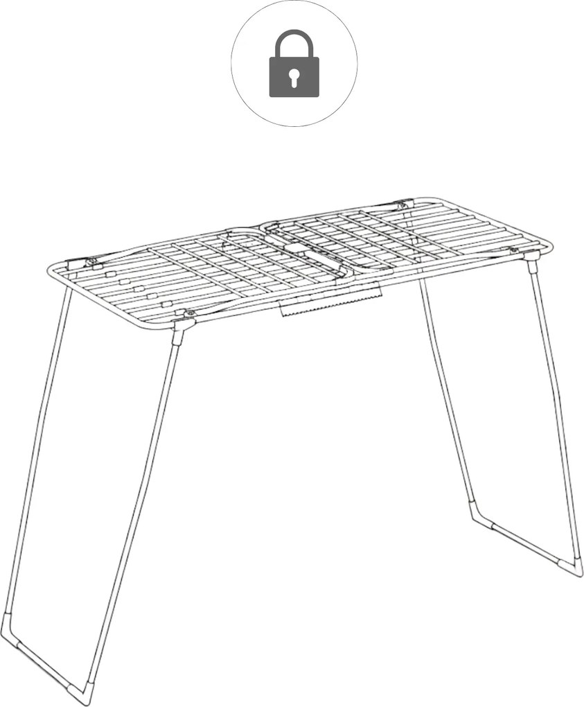 Teleskopický sušák na prádlo s výklopnými rameny, 200-260 cm, SVARTO