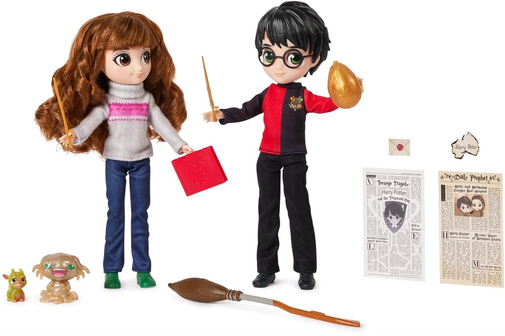 Figurky harry potter dvojbalení harry & hermiona 20 cm