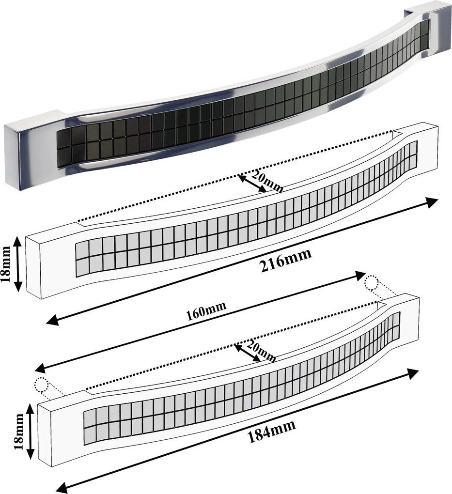 Koupelnový nábytek Belini Premium Full Version bílý lesk Euphoria EUP P 90L/0/W/W/0/BK/MB