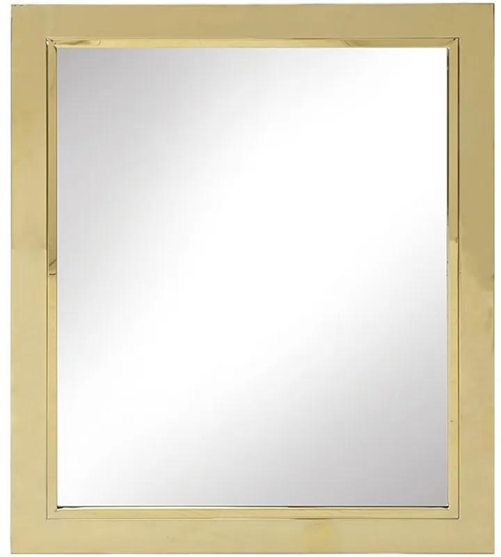 ARTELORE Čtyřhranné zrcadlo QUEENS zlaté 100 x 2,5 x 120 cm