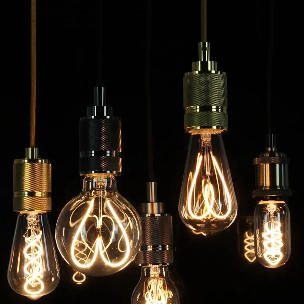 Toolight Toolight, závěsná stropní lampa 1xE27 APP342-1CP, černá, OSW-08409