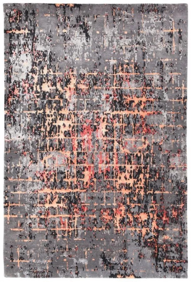 Hans Home | Ručně vázaný kusový koberec Sense of Obsession 670 Magma, červená - 140x200