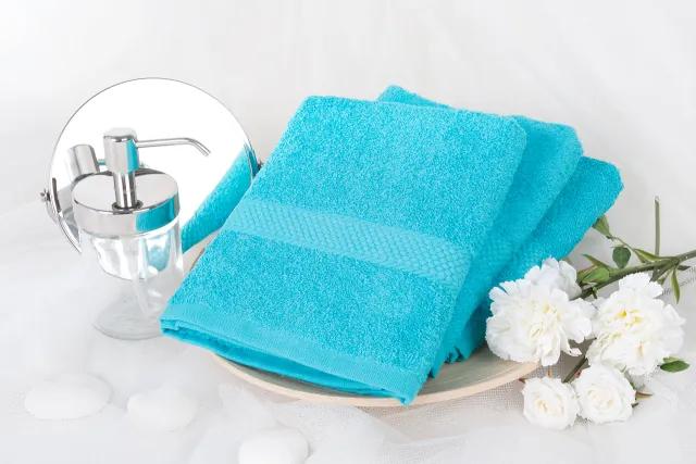 XPOSE ® Froté ručník VERONA - azurová 50x90 cm