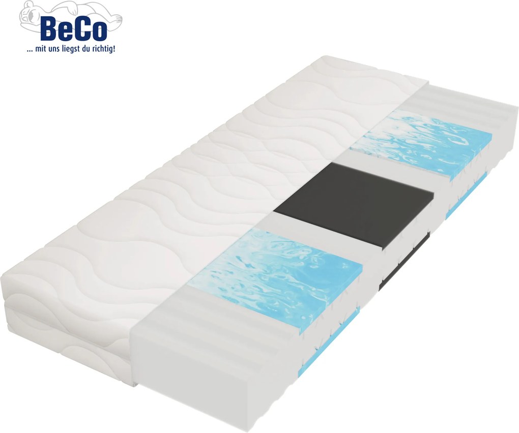 BeCo 7zónová matrace z komfortní pěny Medibett Top (H4, 90 x 200 cm)