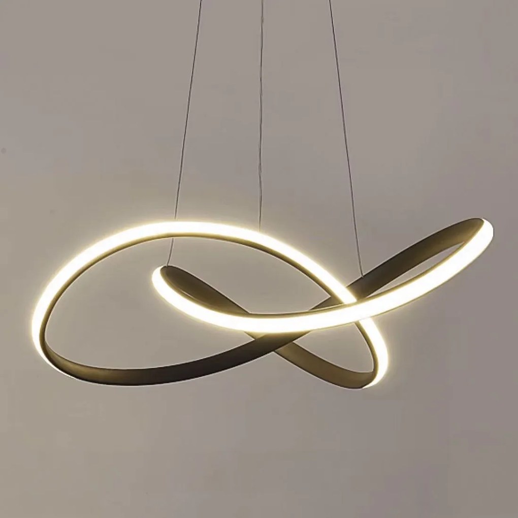 Toolight Toolight, LED stropní svítidlo 50cm, 32W + dálkové ovládání, G006-CP, černá, OSW-09747