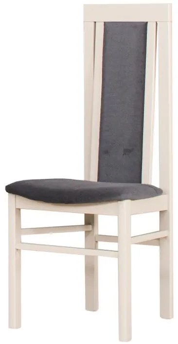 Židle KB (latte / grafitový velur)