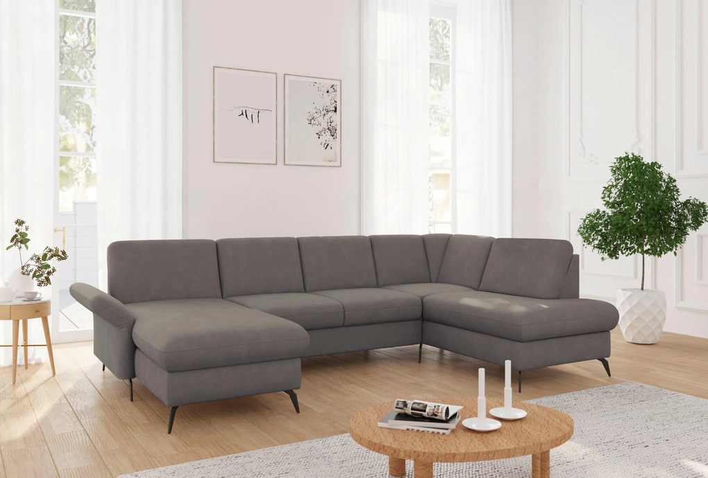 XXXLutz SEDACÍ SOUPRAVA, textil, jílová barva Sit & More - Sedací soupravy - 00014401619T