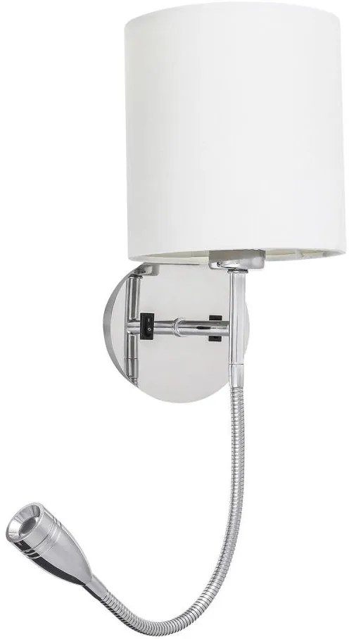 Nástěnná lampa rabalux - nástěnné svítidlo 1xe27/40w+led/3w