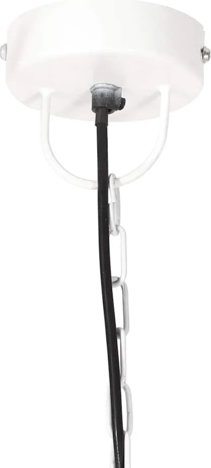 Industriální závěsné svítidlo 25 W bílé kulaté 32 cm E27 320562