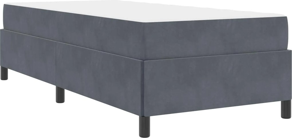 Rám postele Tmavě šedá 100 x 200 cm textil 3399043
