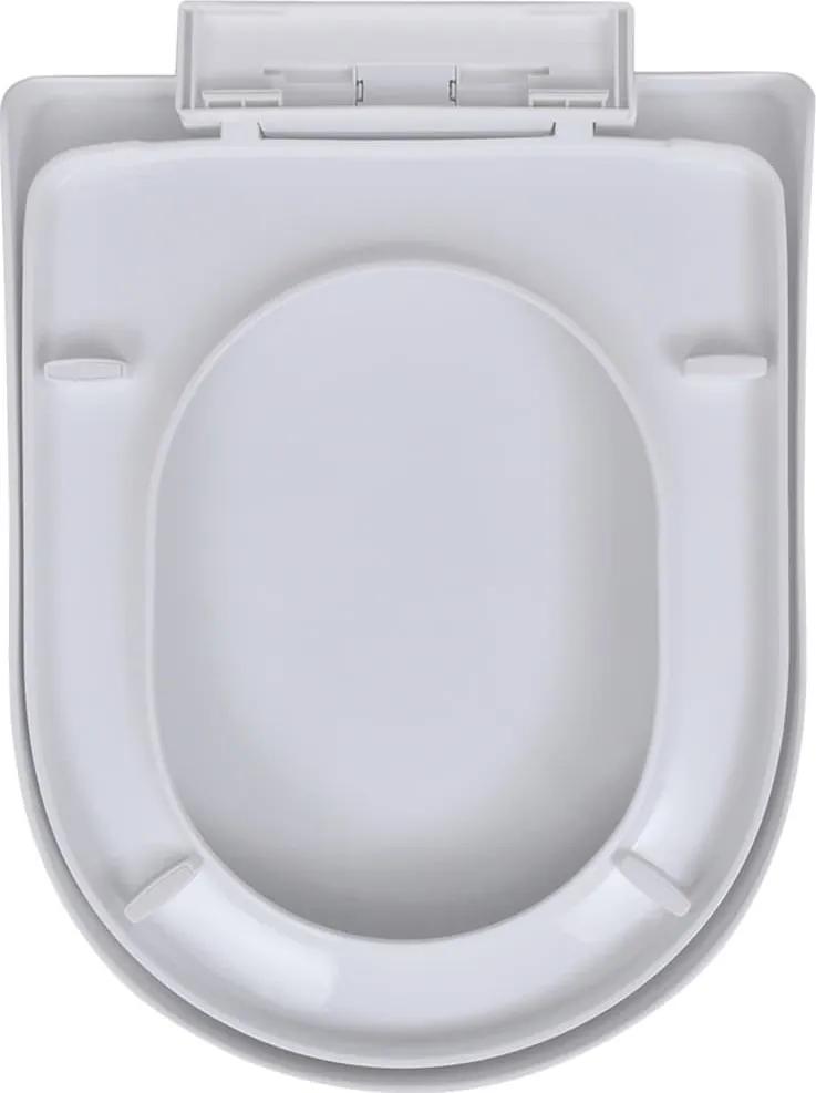 vidaXL WC sedátka s funkcí pomalého sklápění 2 ks bílá plastová [275928]