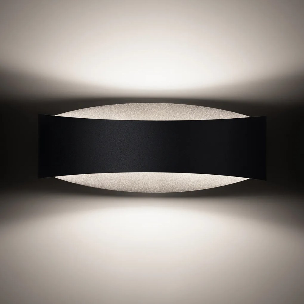 Sollux Lighting Nástěnné svítidlo TONI černé