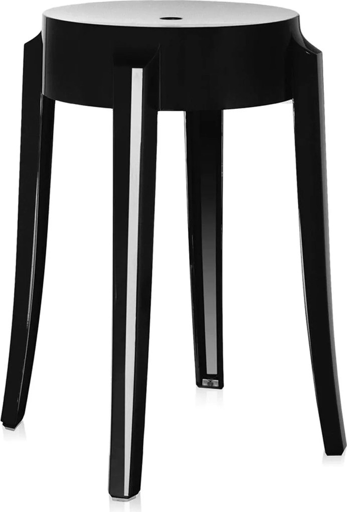 Výprodej Kartell designové stoličky Charles Ghost (výška 46 cm) - černá