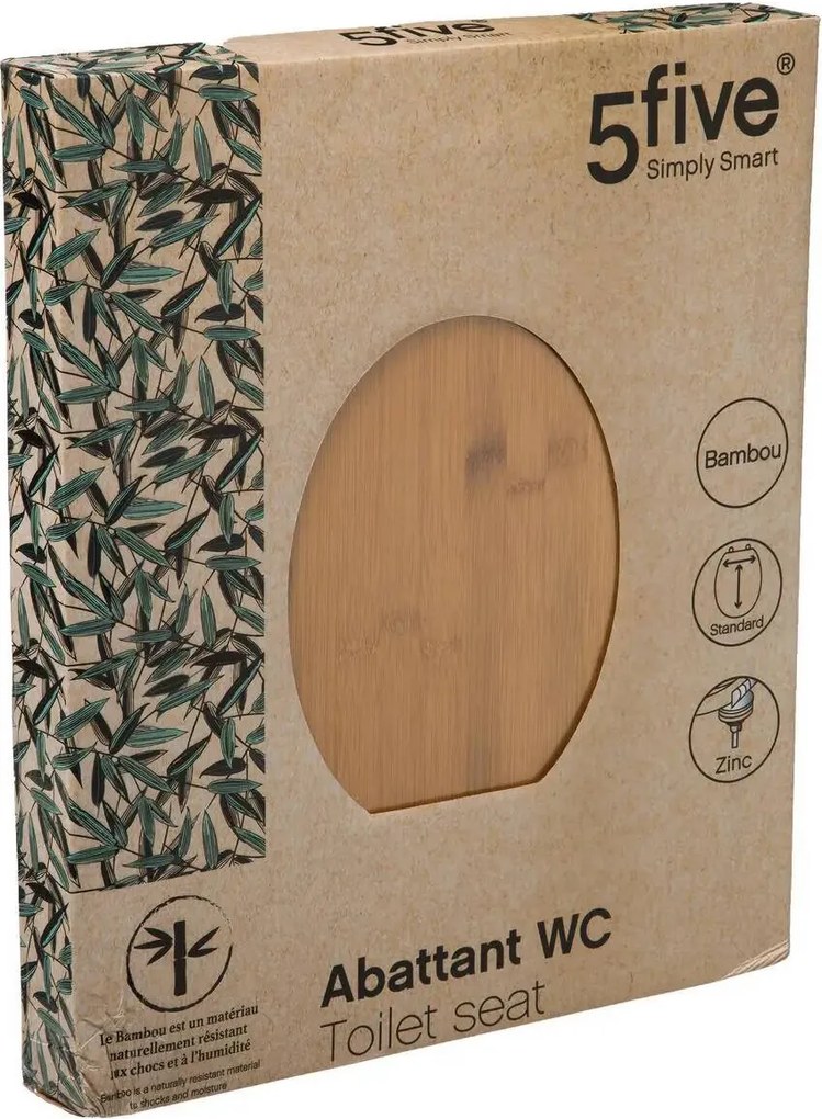 Dřevěné WC prkénko, 100% bambus