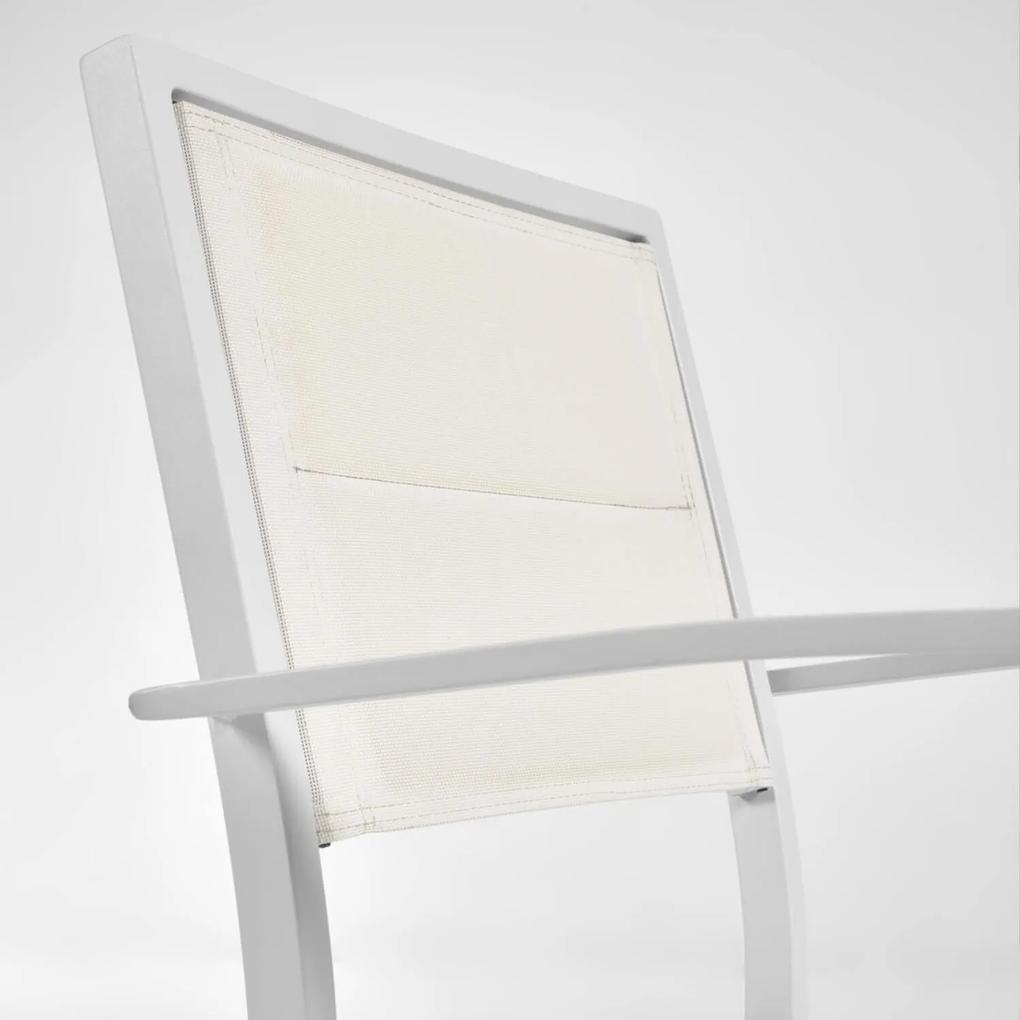 Zahradní židle siley bílá MUZZA