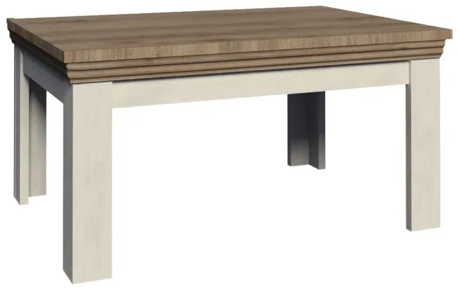 Jídelní rozkládací stůl 160x90 cm v moderním dekoru borovice ROYAL ST