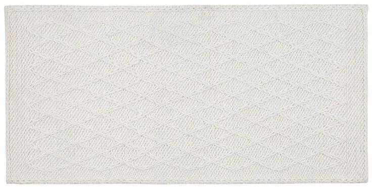 Bílý koberec ERZIN 60 x 90 cm | BIANO
