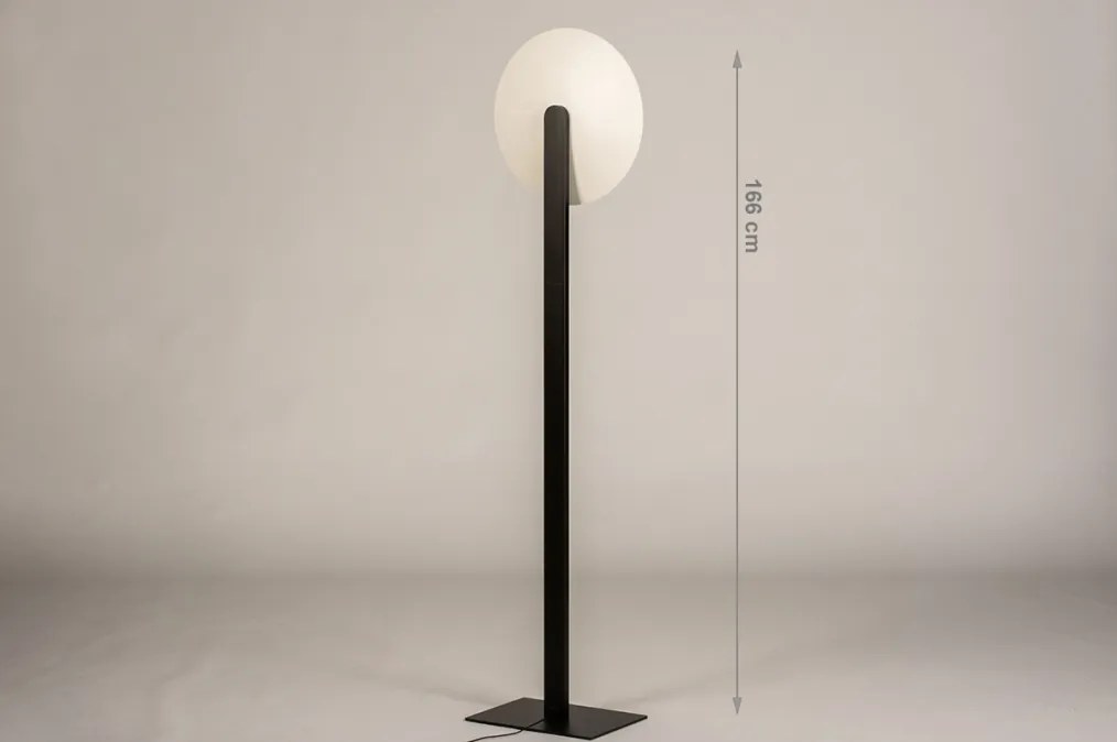 Stojací designová LED lampa se stmívačem La Farinno Black