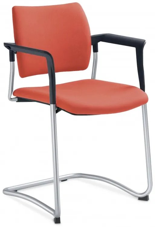 LD SEATING Konferenční židle DREAM 130/B-N2, kostra šedá, černé područky