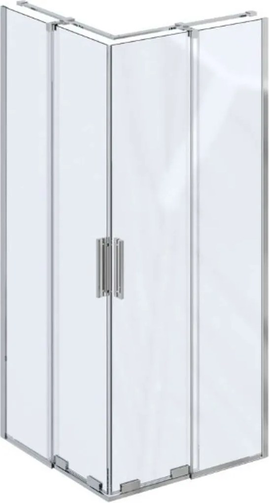 Ravak Roll - Sprchový kout 80x80 cm, chrom/čiré sklo X14V40C00Z1