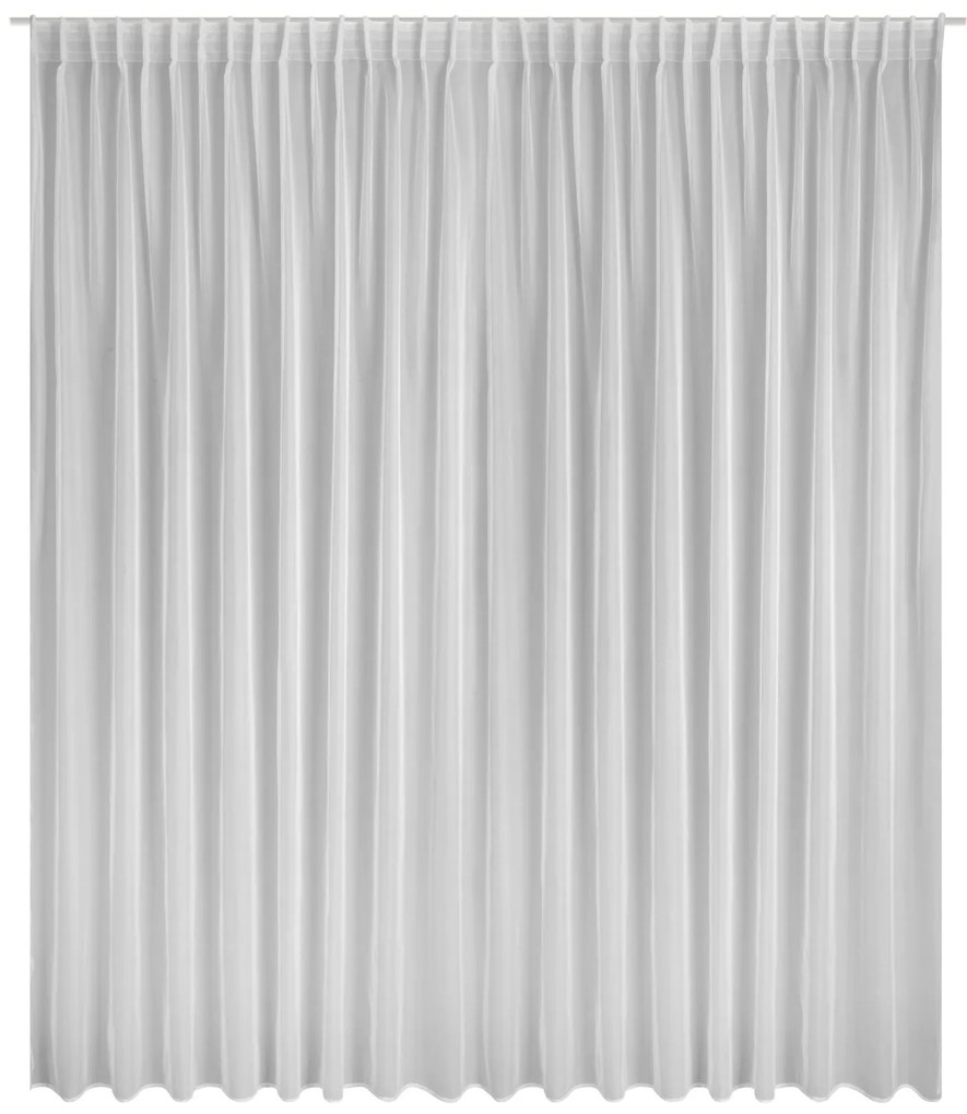 ZÁCLONA NA PÁSCE SIMONE 400X300 CM BÍLÁ